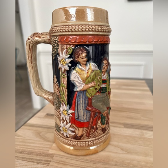 Gerz | Dining | Vintage W Germany Beer Mug Gerz 7 Inch Tavern Scene ...